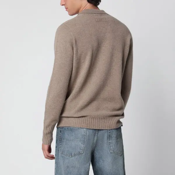 DRUMOHR Wool Mélange Polo Sweater