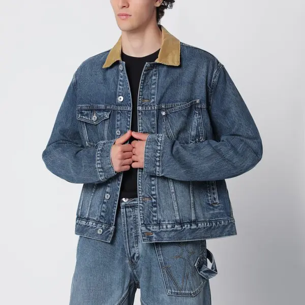 JW Anderson Denim Jacket With Corduroy Collar