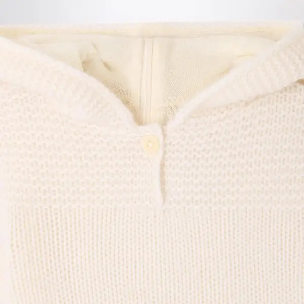 Bonpoint Cashmere Burnous With Hood