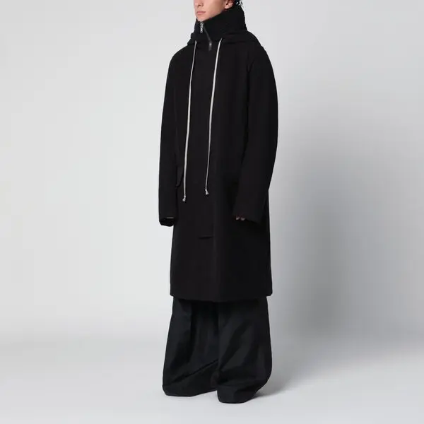 Rick Owens Long Megaparka In Cotton