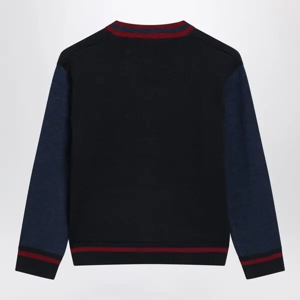Bonpoint Wool Cardigan With Appliqu