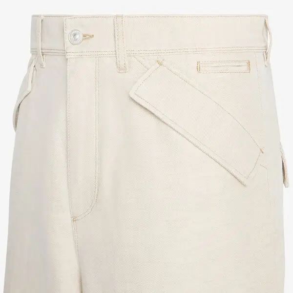 Fendi Selleria Wide-leg Bermuda Shorts
