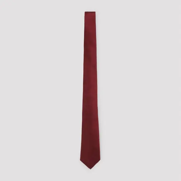 Giorgio Armani Silk Necktie - Red