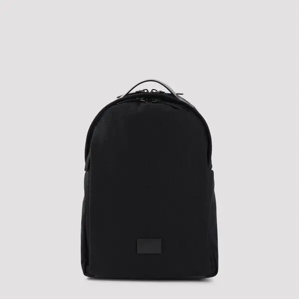 Giorgio Armani S Leather-trimmed Polyamide Backpack W:29cm H:42cm D:16cm