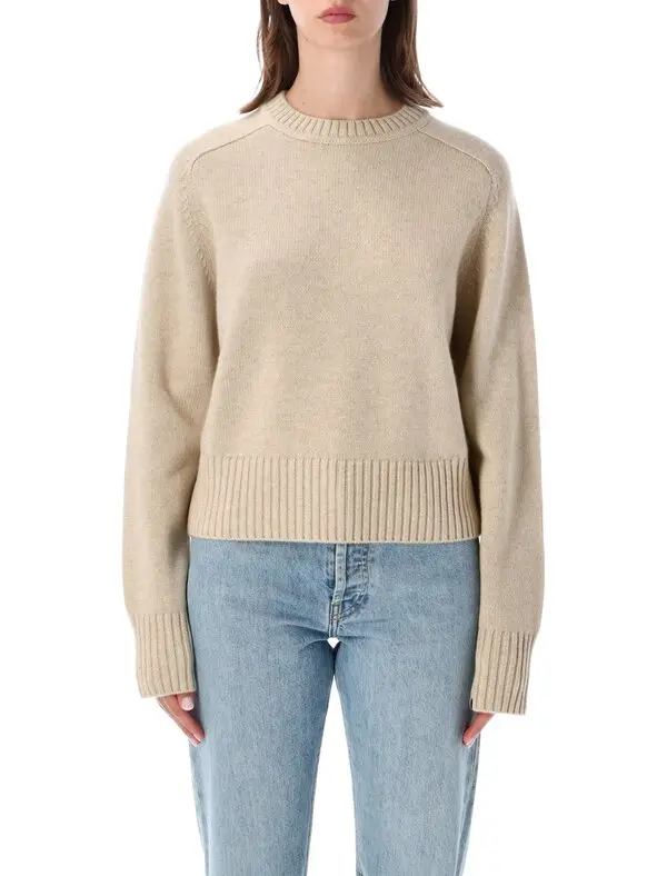 Extreme Cashmere Heavyweight Cashmere Crewneck Sweater With Saddle Sleeves
