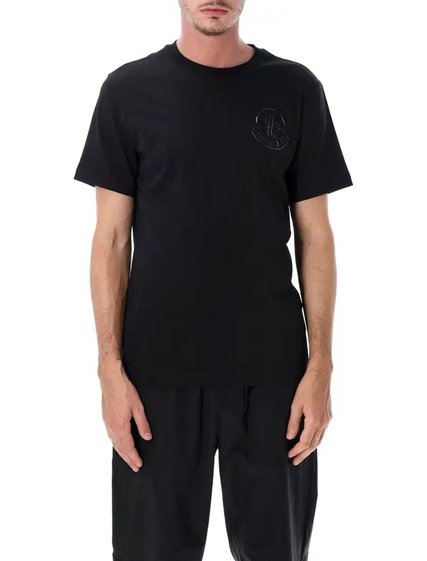 Moncler Cotton T-shirt With Embossed Logo Patch