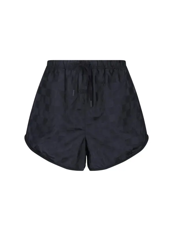 Fear Of God Textured Check Nylon Shorts