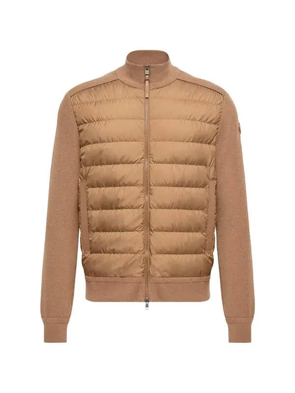 Moncler Hybrid Quilted Zip-front Cardigan