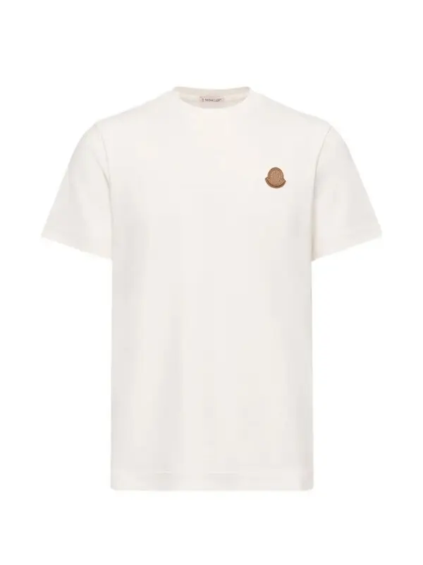 Moncler Logo Patch Crewneck T-shirt