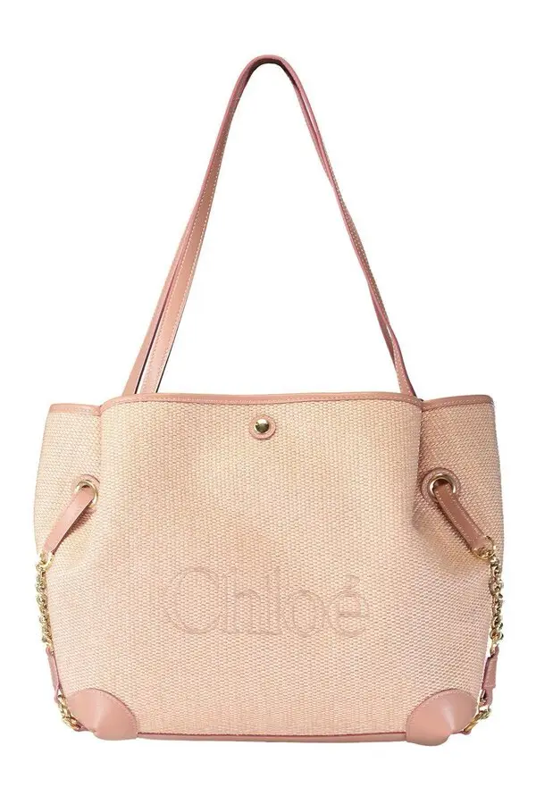 Chloé Clover Shopping Tote Bag - Nougat