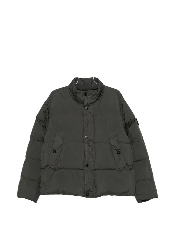 Stone Island Nylon Short Down Jacket - Grey