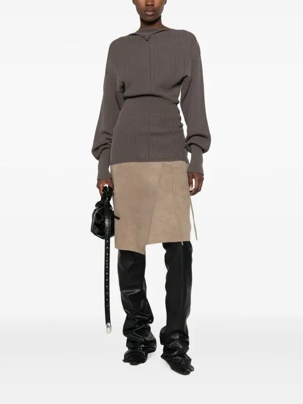 Rick Owens Wool V-neck Sweater