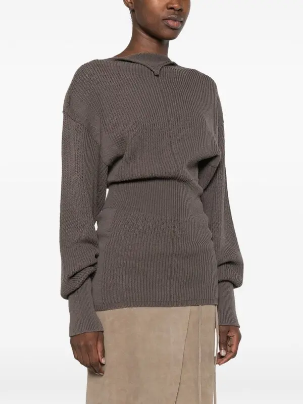 Rick Owens Wool V-neck Sweater
