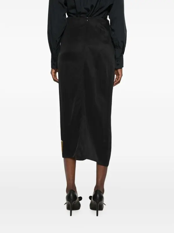Dries Van Noten Suma Printed Long Skirt