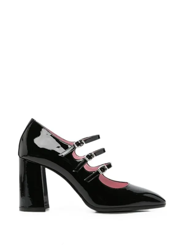 CAREL Keel Patent Leather Pumps - Black