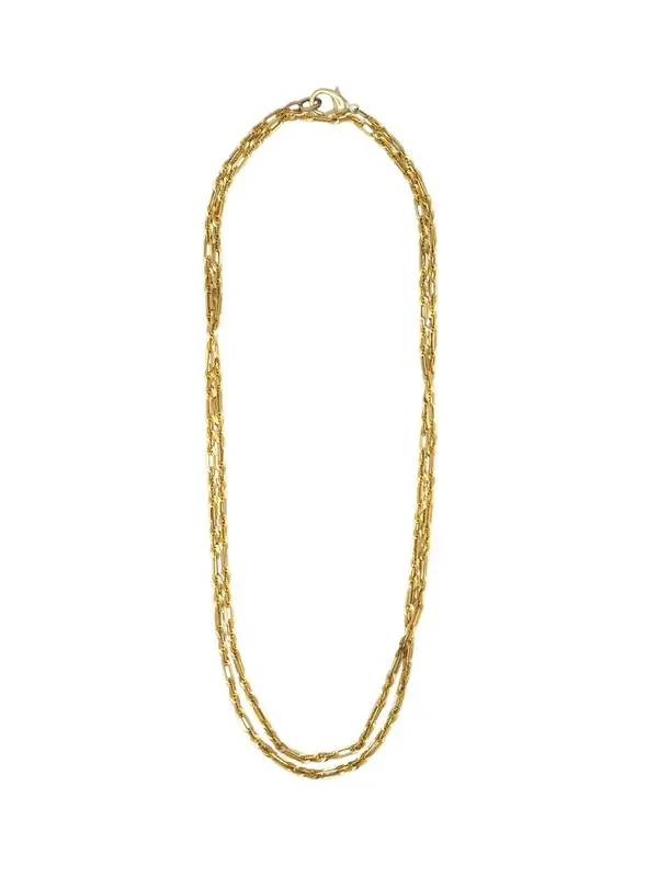 SITA NEVADO Rhodium-plated Brass Serpentine Link Necklace - Gold