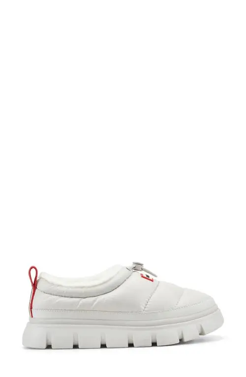 Hunter Madi Platform Puffer Slipper - Grey