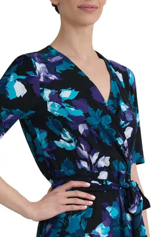KASPER Pleated Fit And Flare Dress