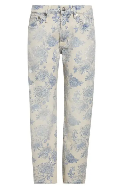 R13 Floral Print Boyfriend Jeans