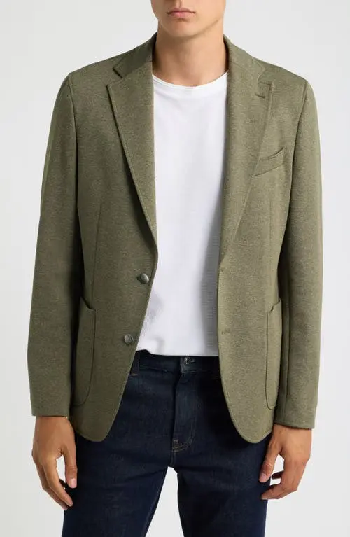 BOSS Jersey Sport Coat With Removable Hood