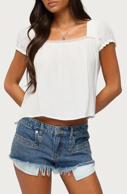 EDIKTED Nesta Puff Sleeve Top