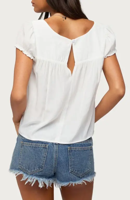 EDIKTED Nesta Puff Sleeve Top