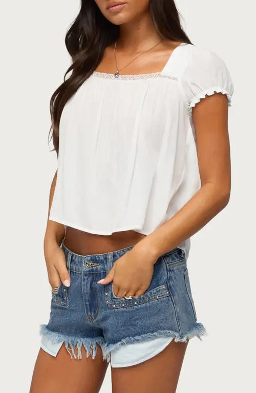 EDIKTED Nesta Puff Sleeve Top