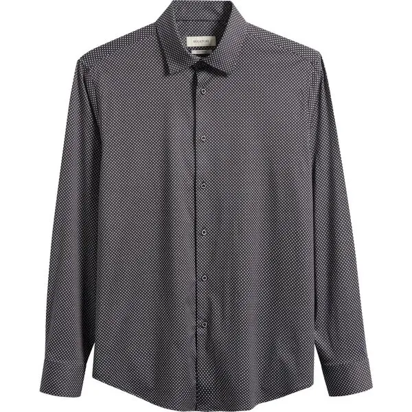 Bugatchi James Ooohcotton® Microprint Button-up Shirt