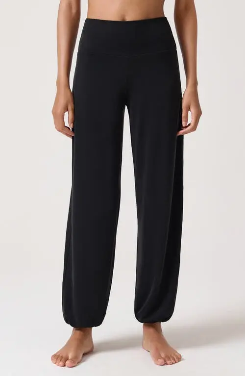 Spiritual Gangster Karma High Waist Jogger Pants - Black