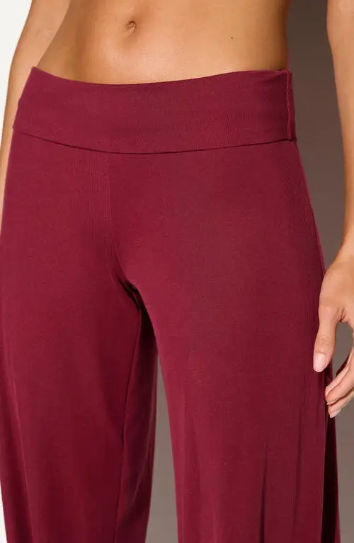 Spiritual Gangster Karma High Waist Jogger Pants - Mahogany