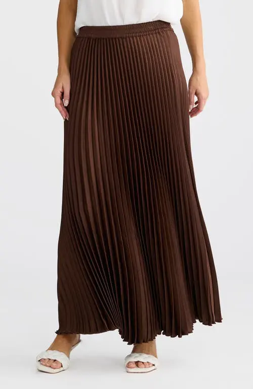 BRAVE+TRUE Alias Pleated Maxi Skirt