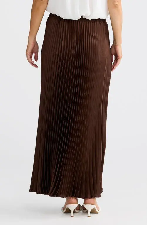 BRAVE+TRUE Alias Pleated Maxi Skirt