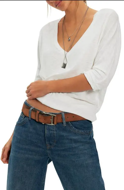 Free People High Line T-shirt - Ivory