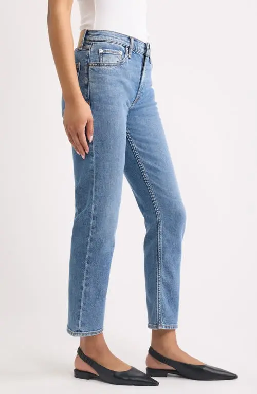 Rag & Bone Featherweight Wren Mid Rise Ankle Slim Jeans