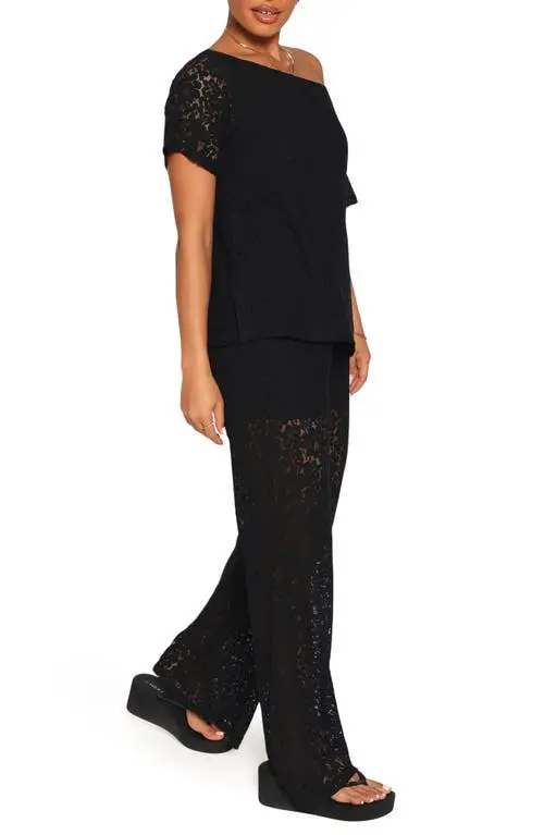 PETAL & PUP Tucker Lace Top And Pants Set