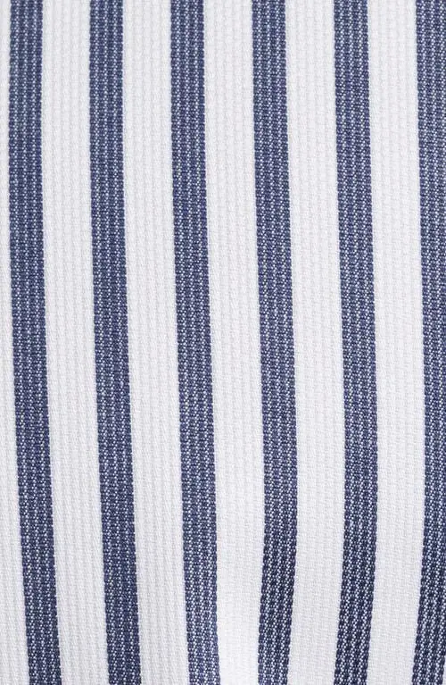 BOSS Hank Slim Fit Striped Dress Shirt - Dark Blue