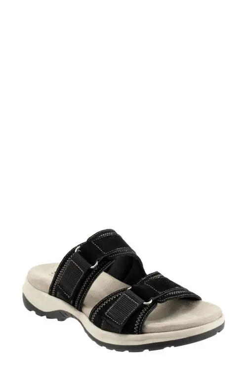 Softwalk Oasis Leather Slide Sandal