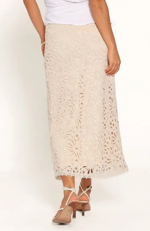 PETAL & PUP Vesela Crochet Maxi Skirt