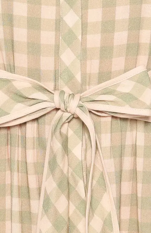 PETAL & PUP Lorry Tie Front Minidress