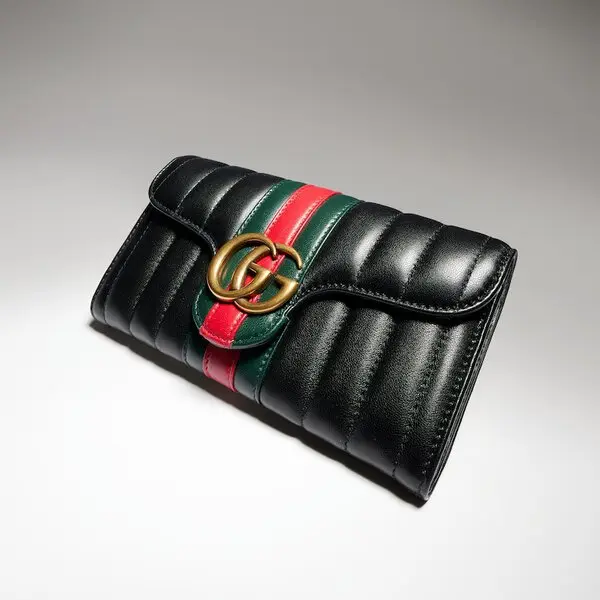 Gucci Gg Marmont Continental Wallet Leather