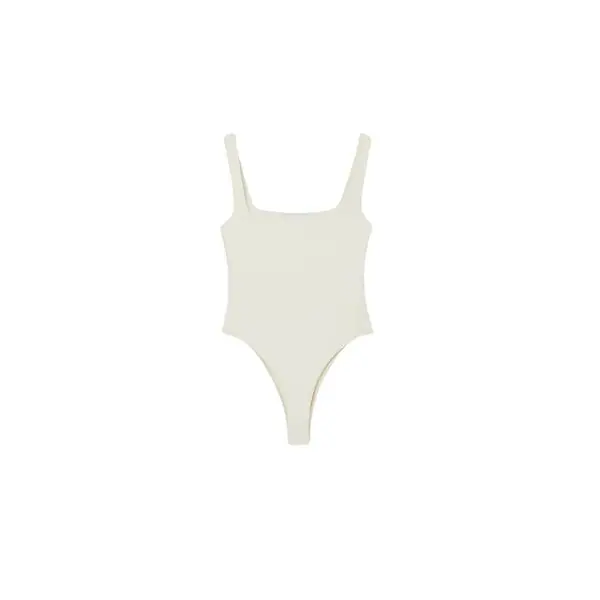 DĀL THE LABEL Essential Bodysuit Ivory