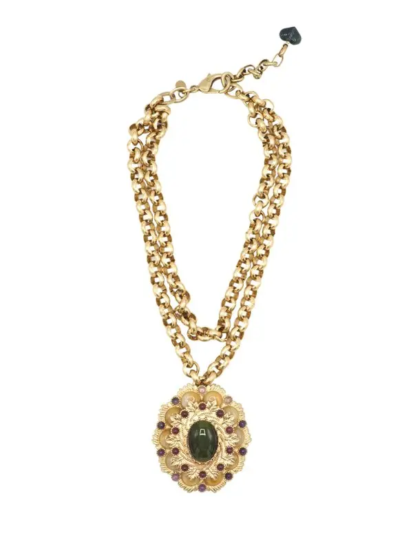 SITA NEVADO Magdalena Necklace With Multi-stone Pendant