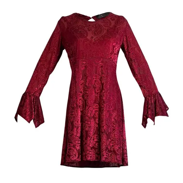 JENNAFER GRACE Jill Mini Dress - Red