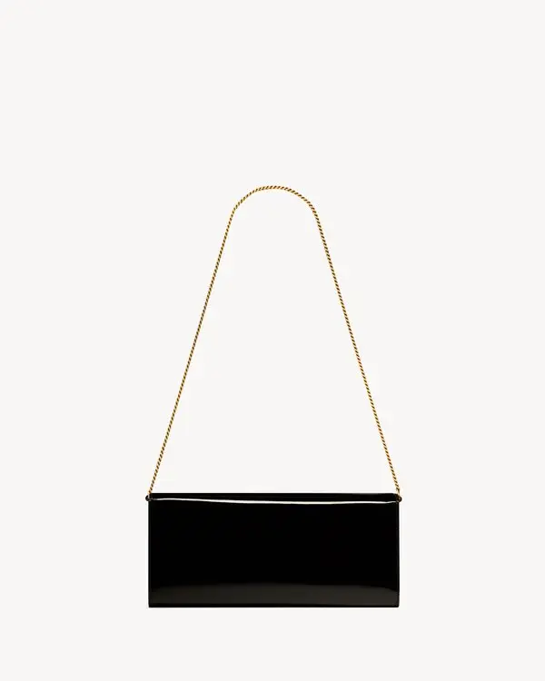 Saint Laurent Kate Clutch In Patent Leather