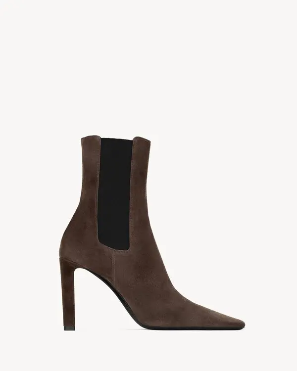 Saint Laurent Francoise Suede Chelsea Boots