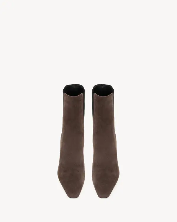 Saint Laurent Francoise Suede Chelsea Boots