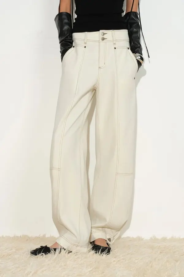 Fabrique Manon Deconstructed Barrel Jeans