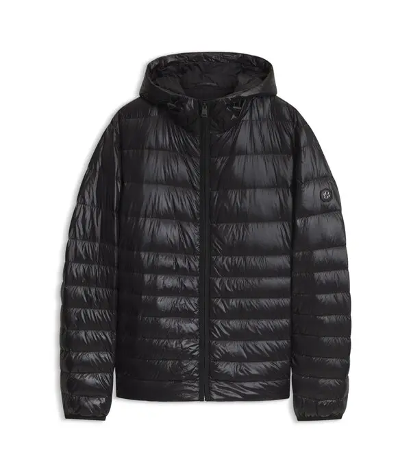 BOSS Hooded Down Jacket In Water-repellent Fabric