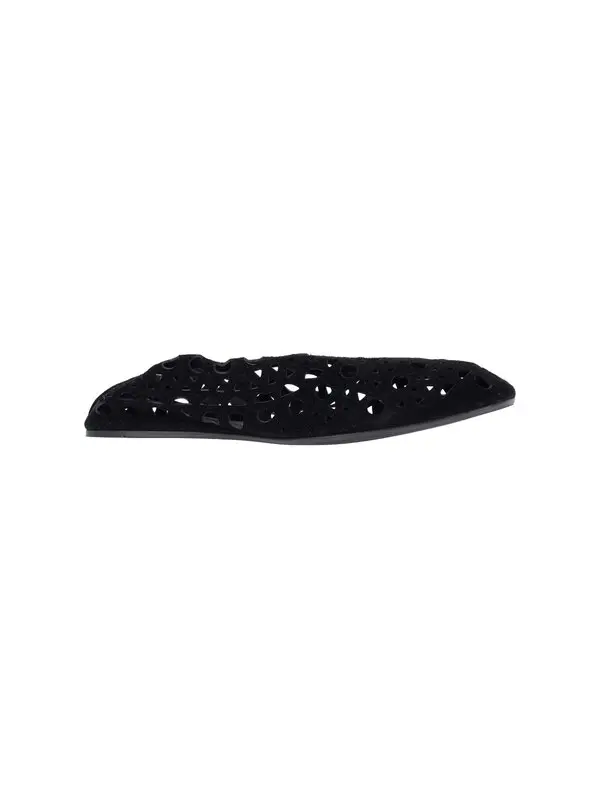 Alaïa Vienne Flat Shoes - Black
