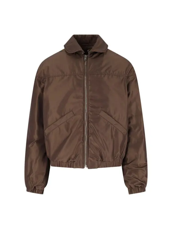 LEMAIRE Polo Ralph Lauren Cotton Canvas Zip Up Jacket - Brown